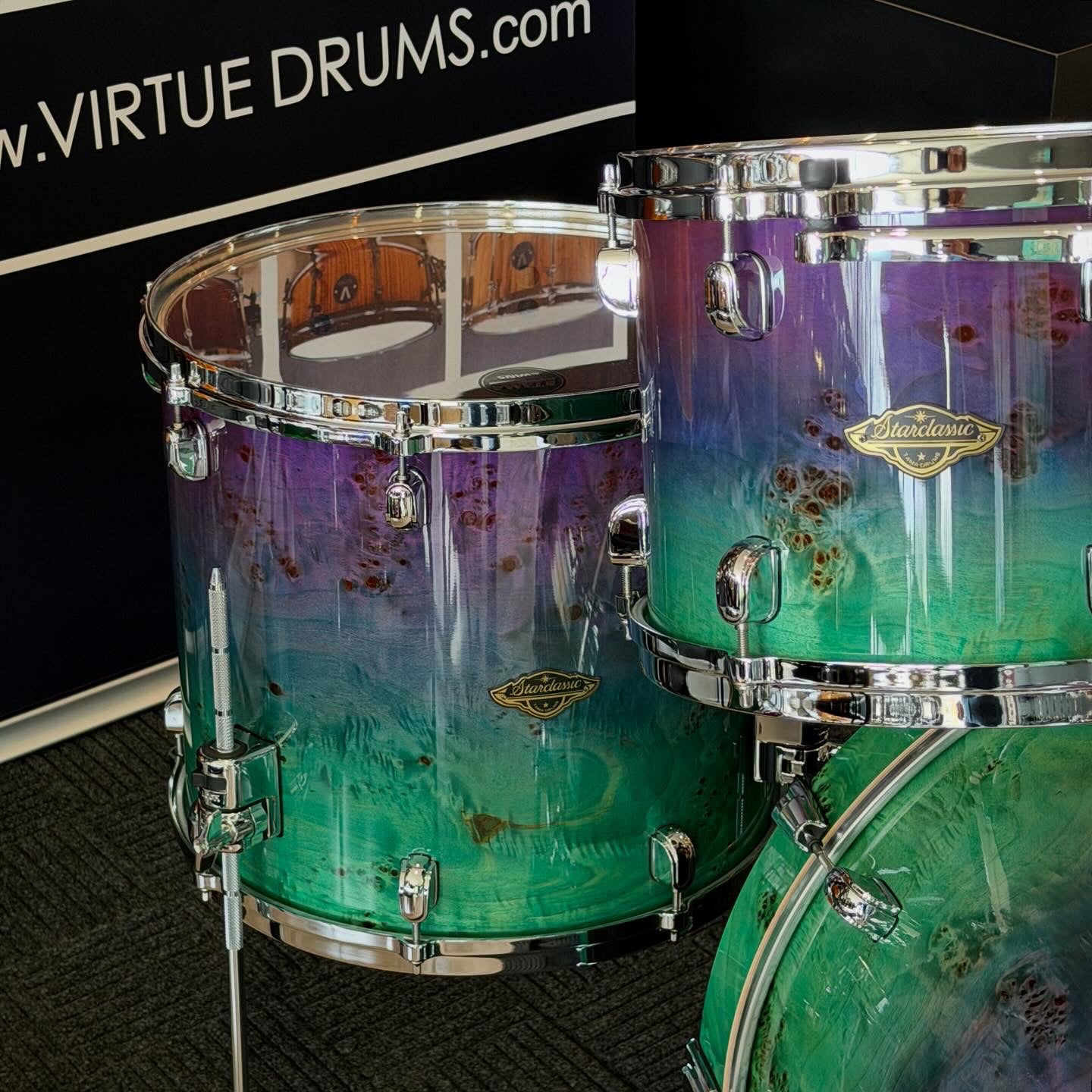 TAMA Limited Edition "Nebula Mappa Burl Fade" Starclassic Walnut/Birch ...